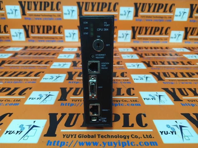 GE IC693CPU364-CJ CPU W/ 240K USER MEN W/ETHERNET COMM - PLC DCS SERVO Control MOTOR POWER ...